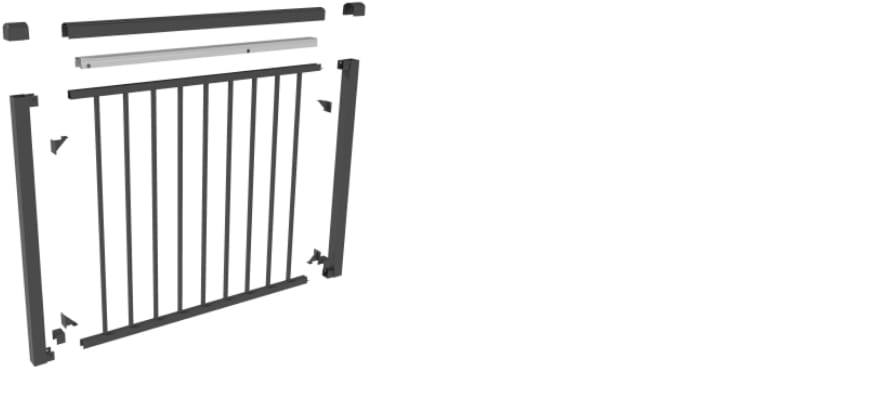 Al13 HOME Residential Aluminum Railing | Fortress Railing