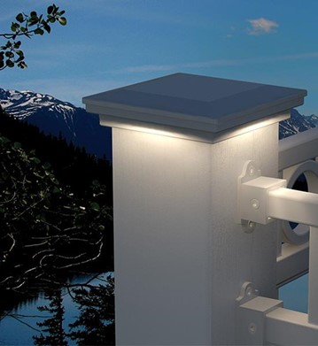 For the Best Deck Railing Lights, Choose LED Lights That Accent Your ...