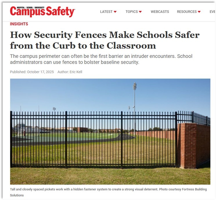 How Security Fences Make Schools Safer from the Curb to the Classroom