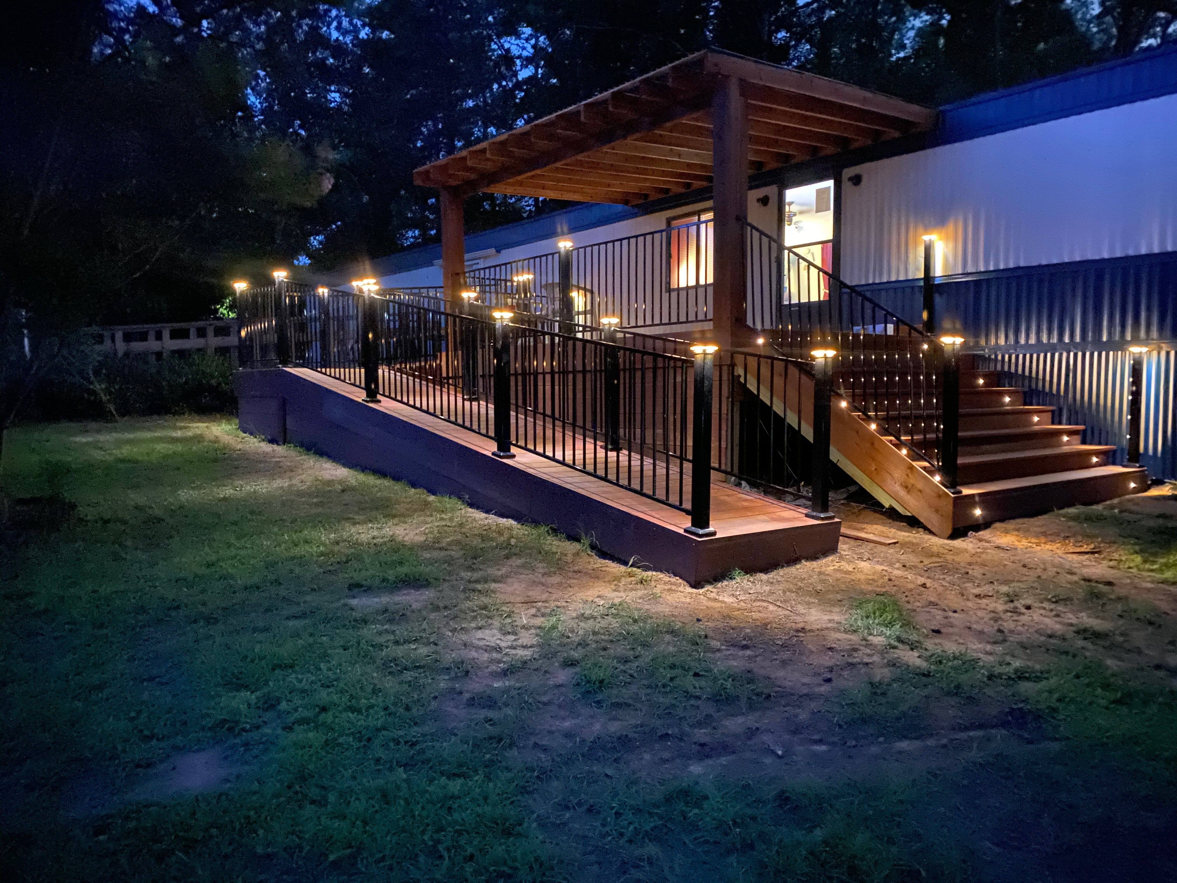 Railing and Lighting to a Family in Need | Fortress